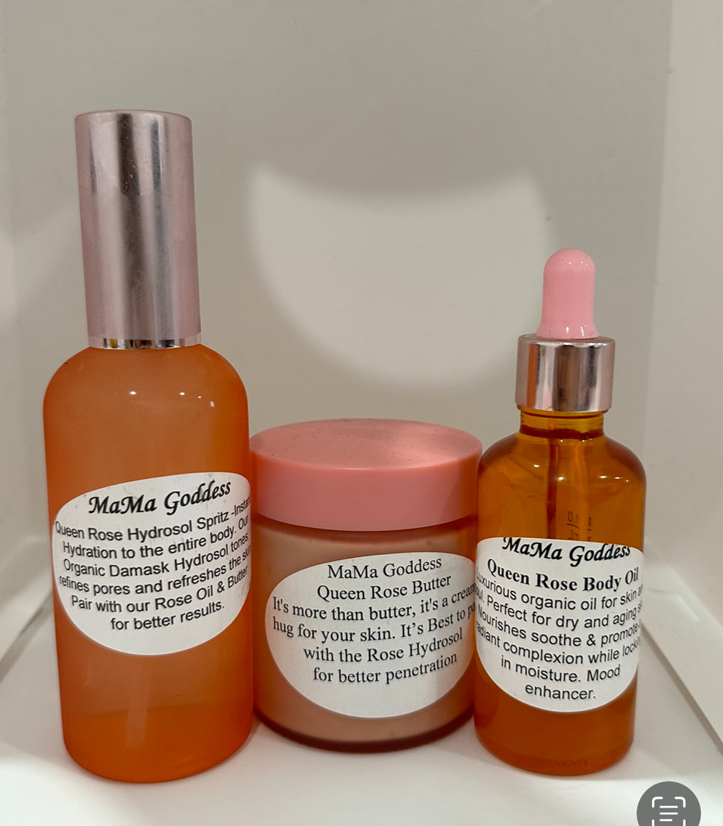 Queen Rose Triple Collection for Luxurious Self-Care
